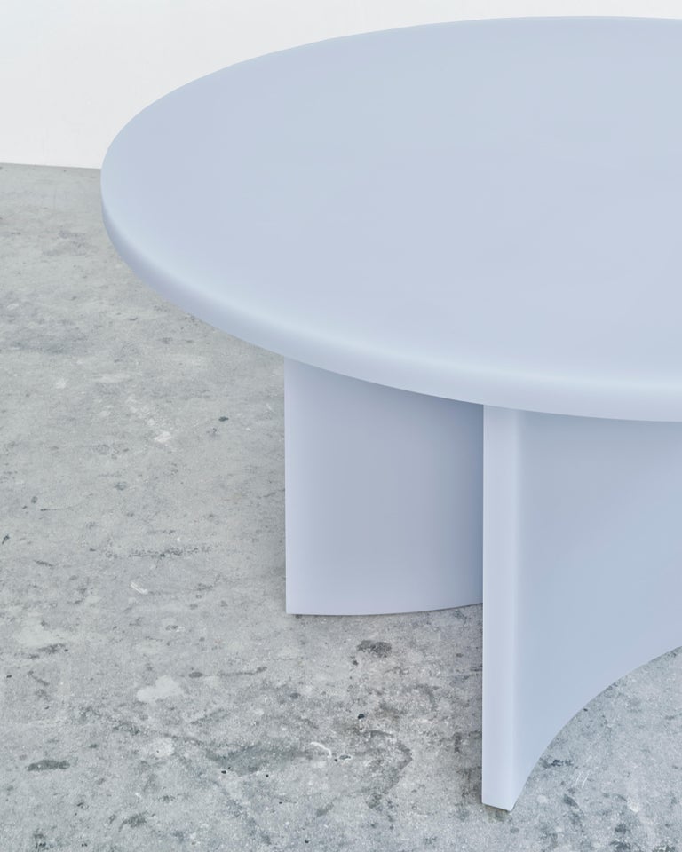 Contemporary Round Dining Table by Sabine Marcelis, Resin SOAP Series ...