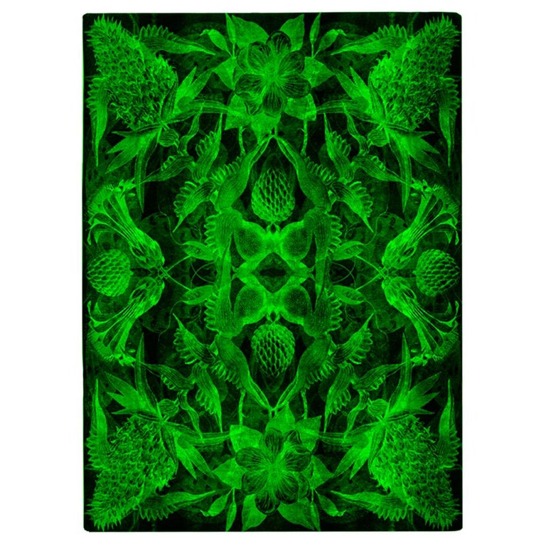 Contemporary Rug, "Ananasso" RGB Lights Interactive, Designed by ...