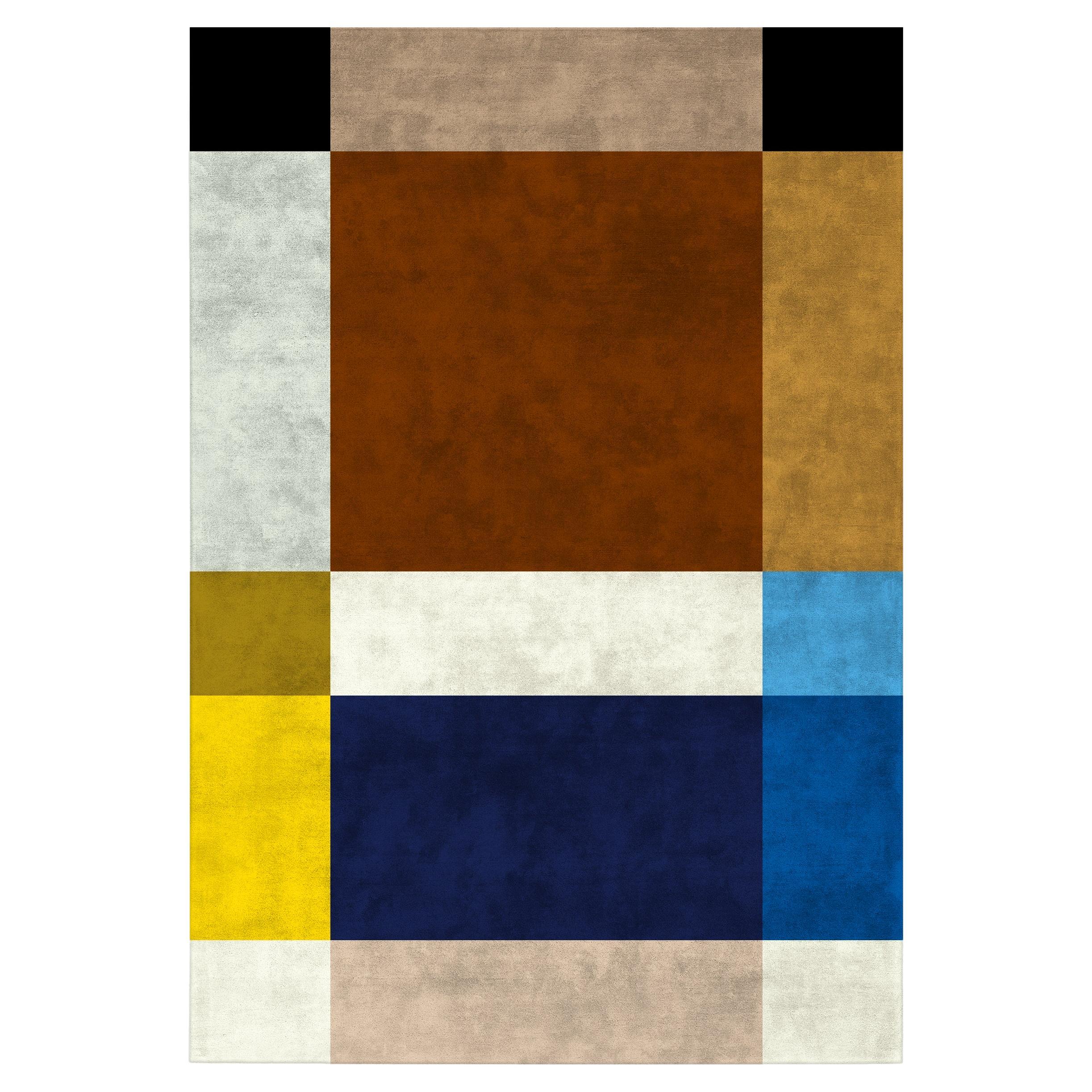 Contemporary Rug Hand Tufted Knotted Himalayan Wool Color Carpet For ...