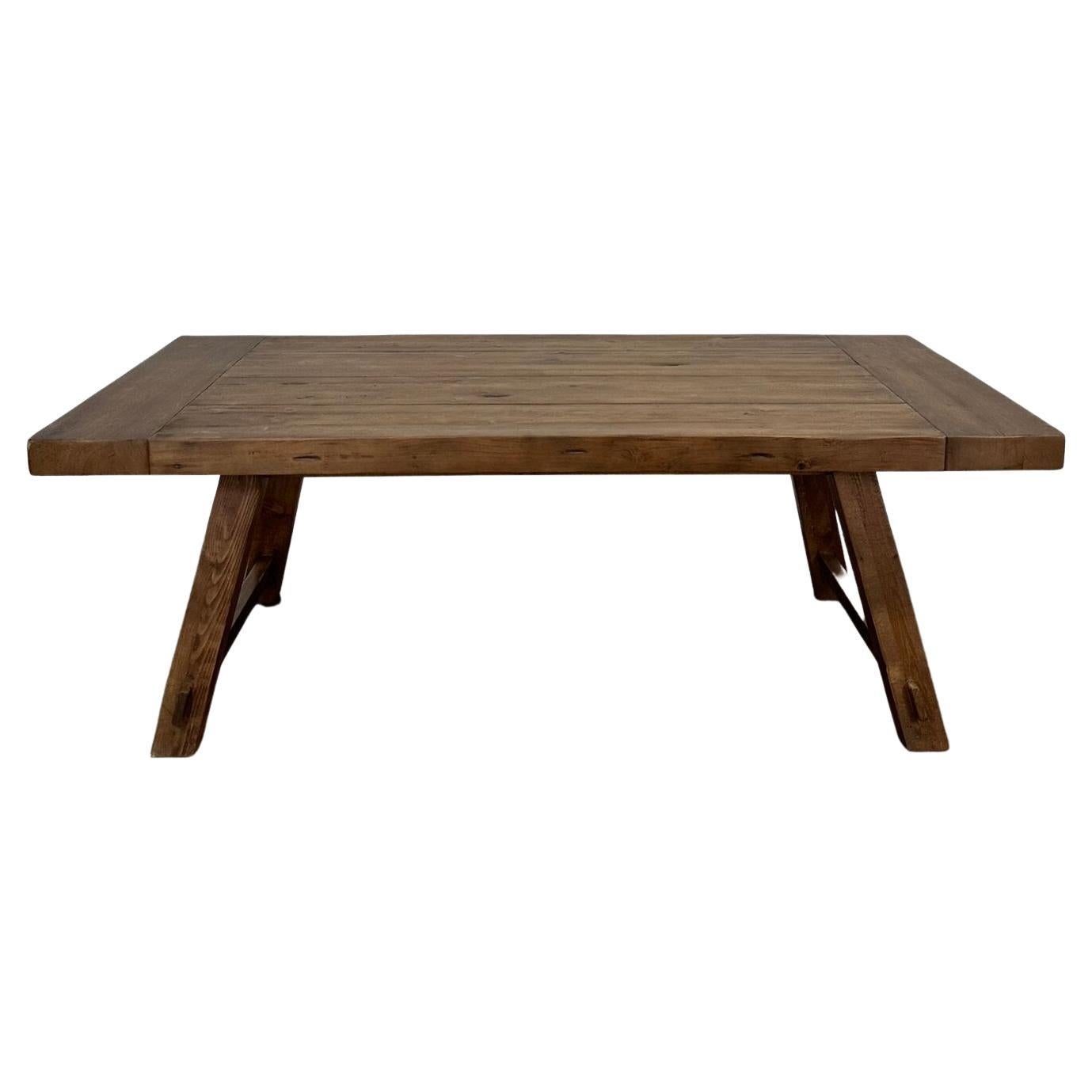 Classic Rustic Dining Table For Sale at 1stDibs | rustic round dining ...