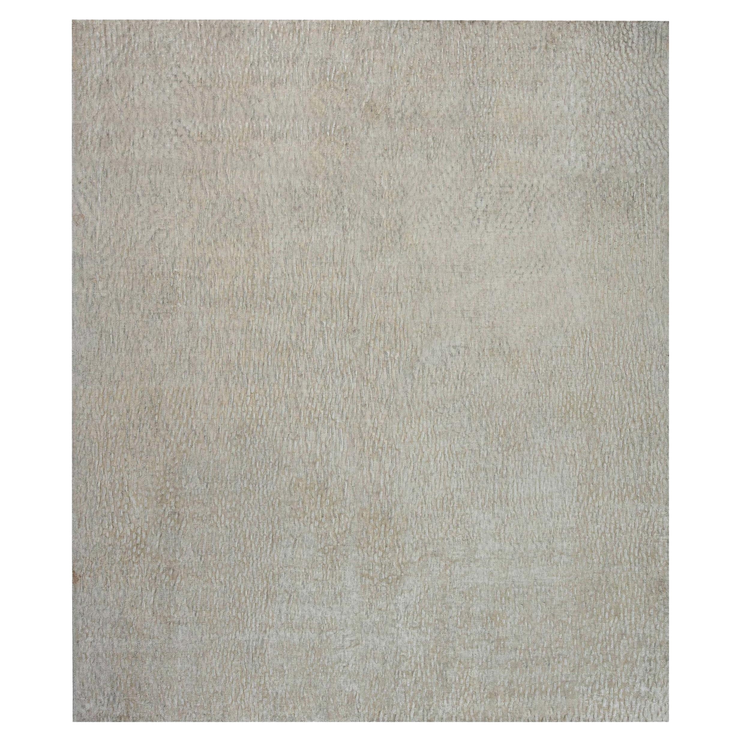 Contemporary Green Handmade Silk Rug by Doris Leslie Blau For Sale at ...