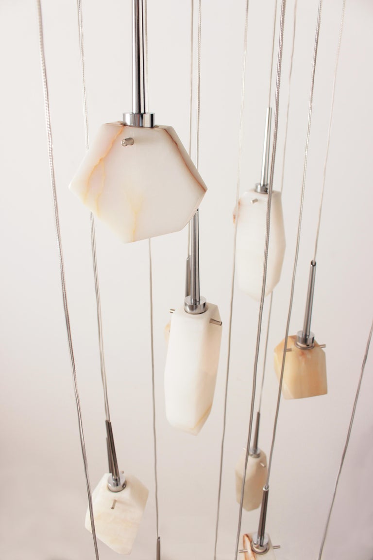 Contemporary Sauron Alabaster Pendant Light by Concept Verre For Sale ...
