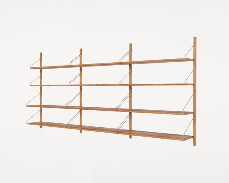 FRAMA Contemporary Scandinavian design wall Shelf Library Triple ...