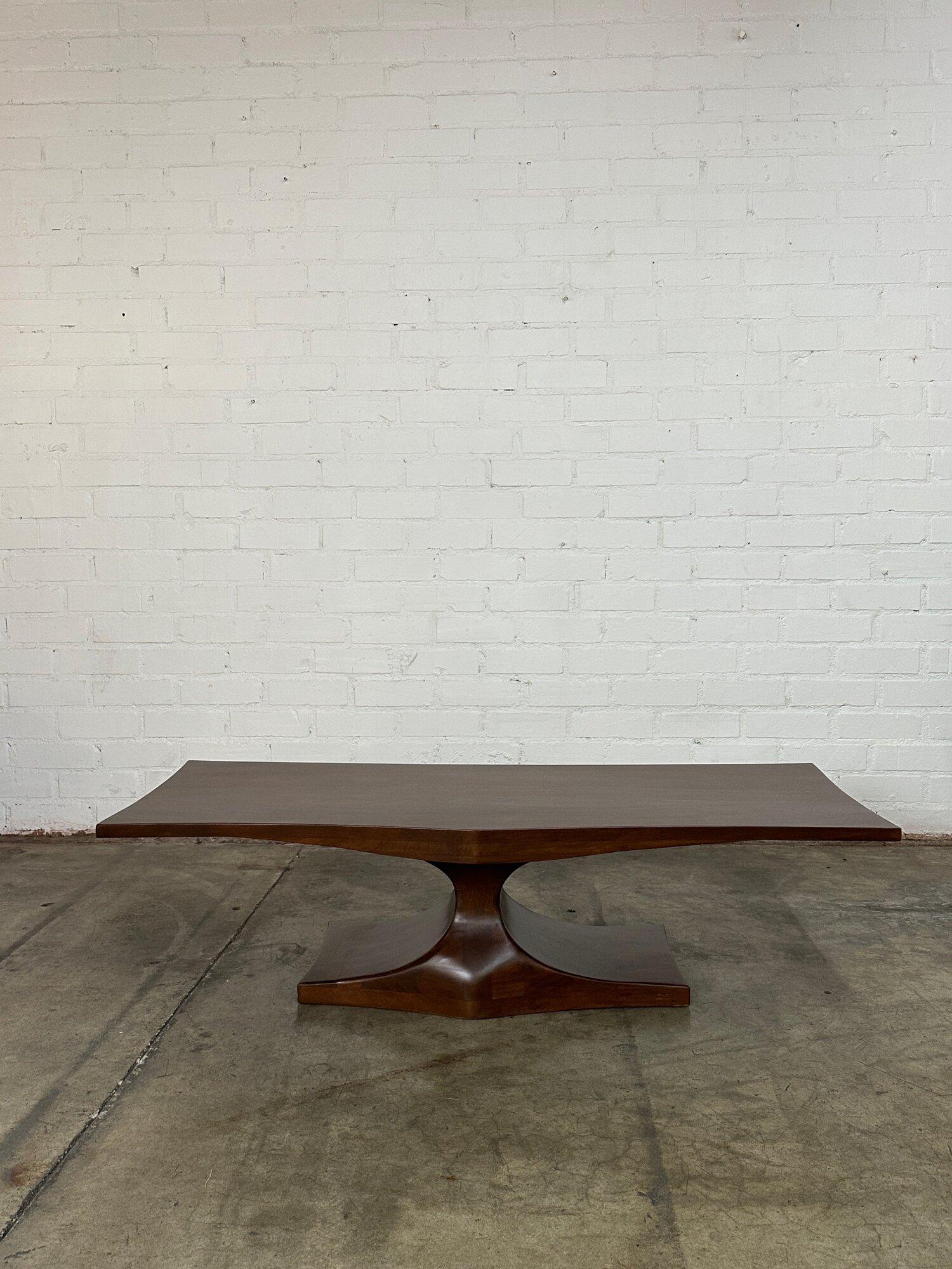 Contemporary Sculptural Coffee Table For Sale at 1stDibs
