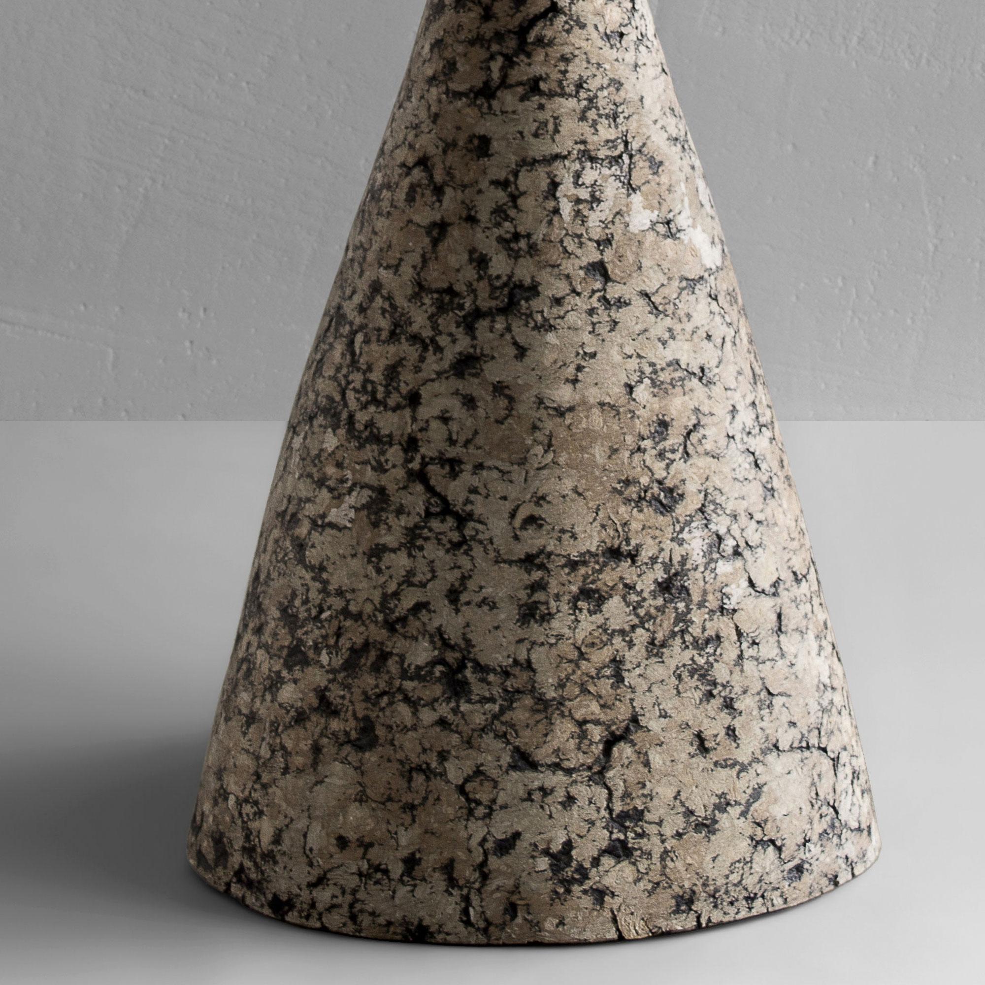 Contemporary Sculptural Mottled Side Table, Interior Accent by Donatas ...