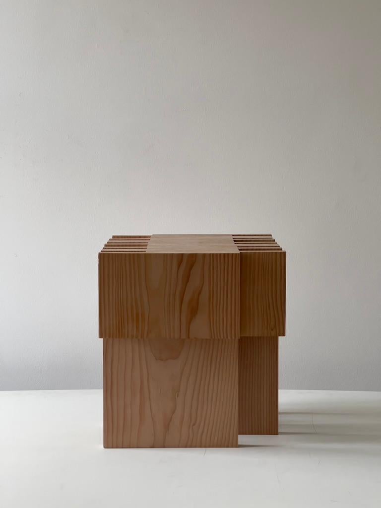Contemporary Sculptural Object Made Entirely from Industrial Pine Wood ...