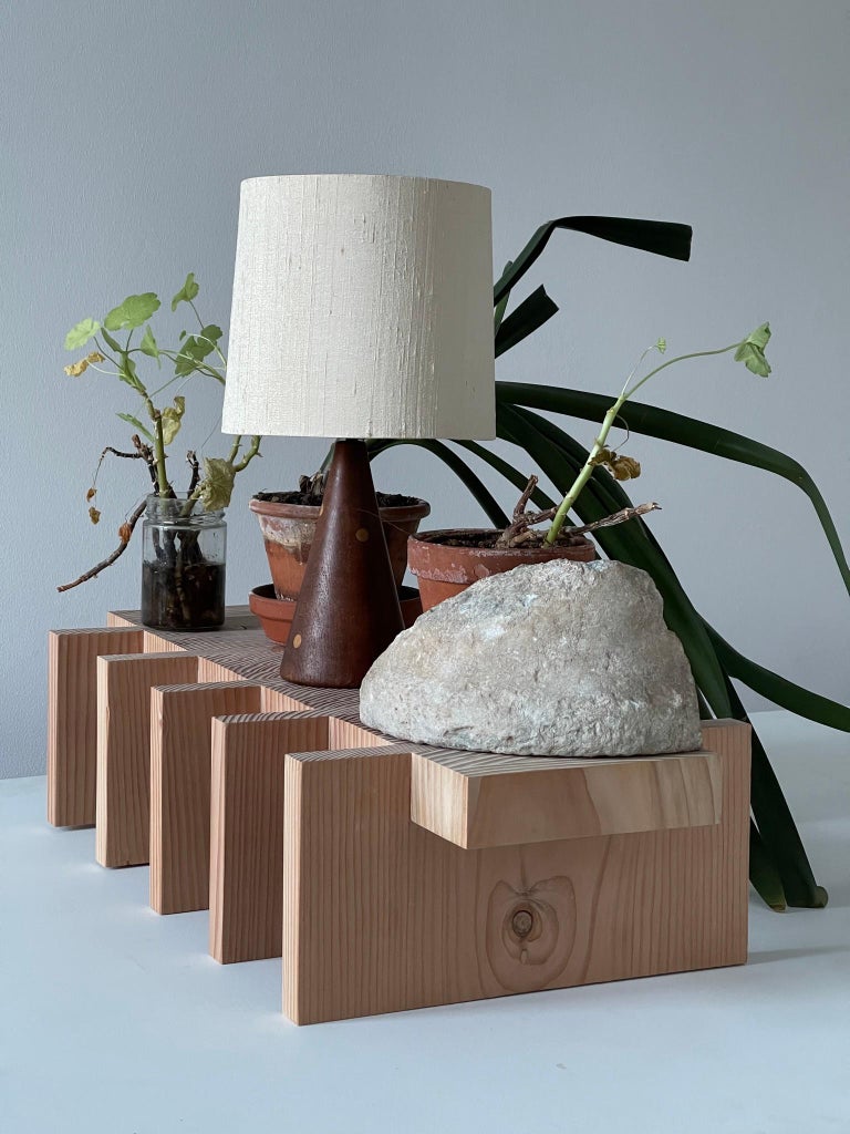 Contemporary Sculptural Object Made Entirely from Industrial Pine Wood ...