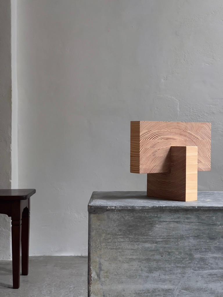 Contemporary Sculptural Object Made Entirely from Industrial Pine Wood ...