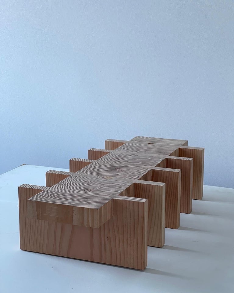 Contemporary Sculptural Object Made Entirely from Industrial Pine Wood ...