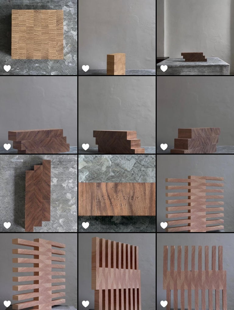 Contemporary Sculptural Object Made Entirely from Industrial Pine Wood ...