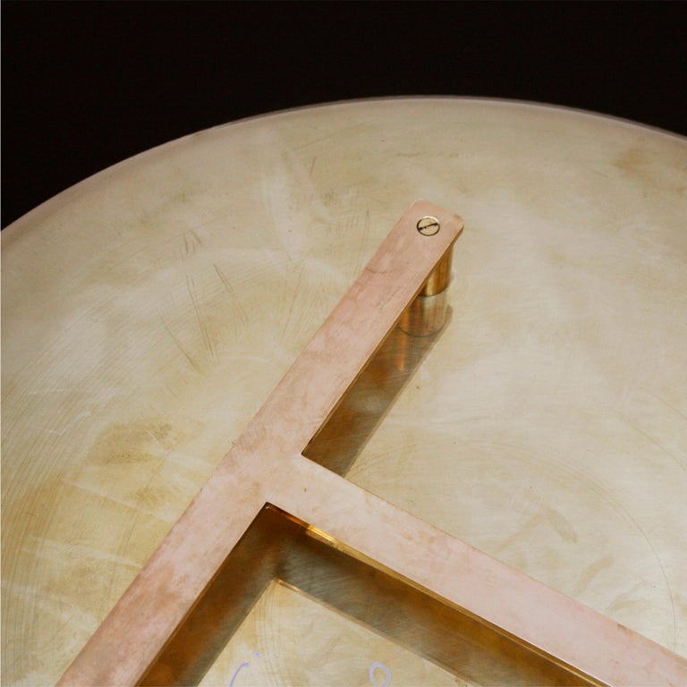 Contemporary Sculptural Pink Glass French Concave Mirror at 1stDibs