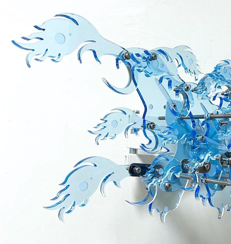 Modern Wall Sculpture "Arthropod 5" by Jackie Slanley Plexiglass For ...