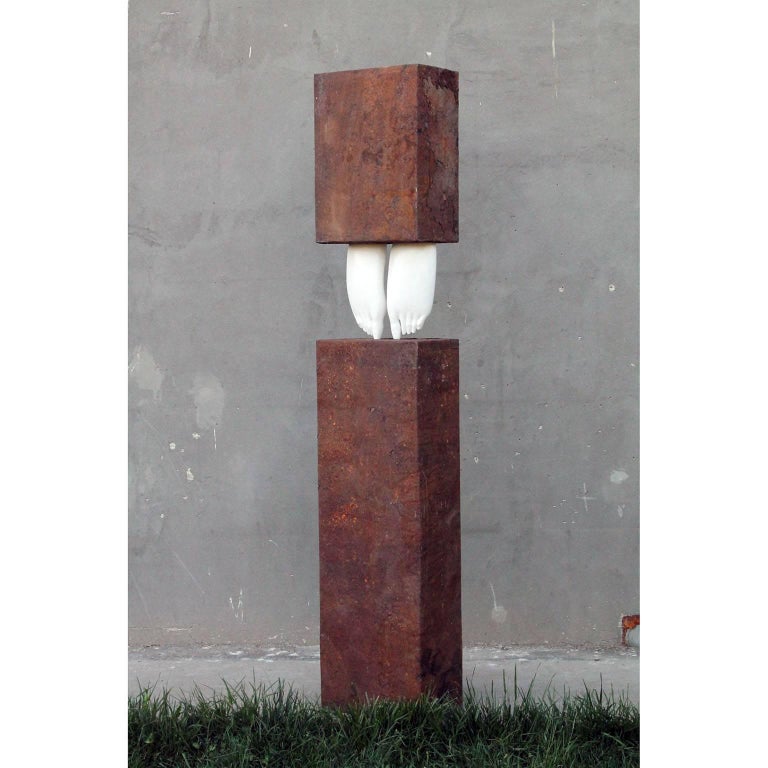 Contemporary Sculpture, TOTEM "Down to Earth", 2015 For Sale at 1stDibs