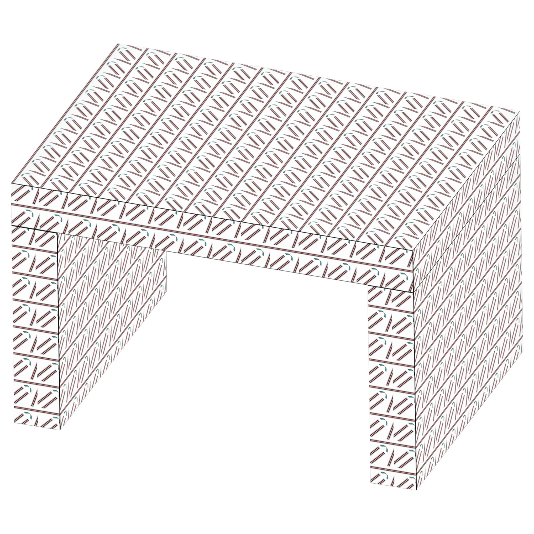 Contemporary Seating/Coffee Table Gaby White California by Chapel ...