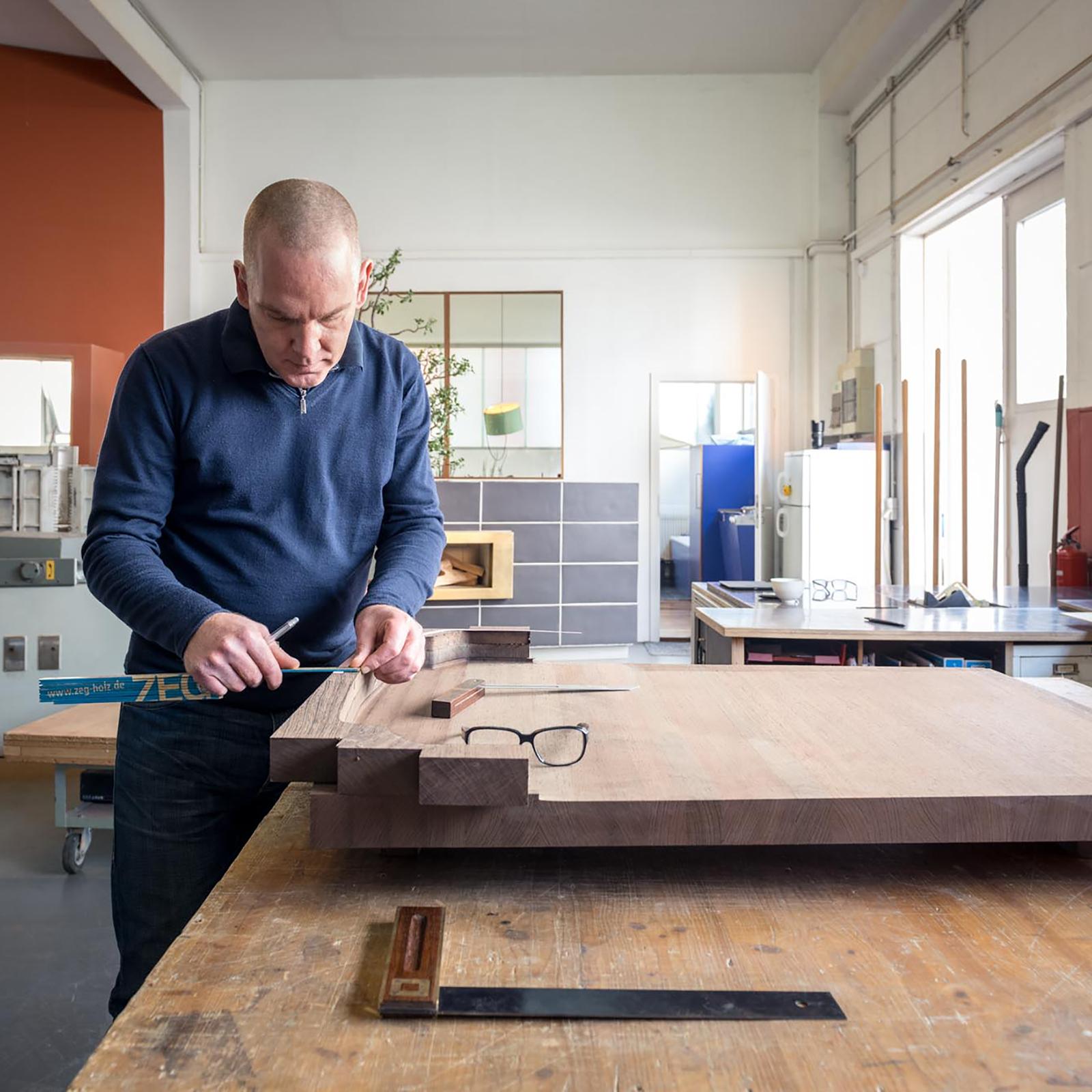 Contemporary Secretary Home Office Desk in Wenge Wood by German Master ...