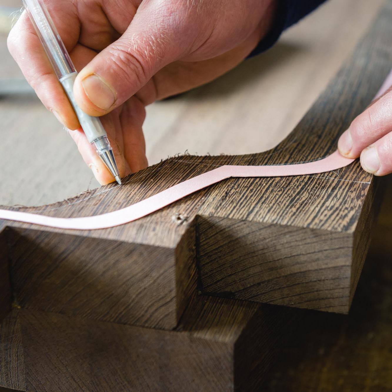 Contemporary Secretary Home Office Desk in Wenge Wood by German Master ...