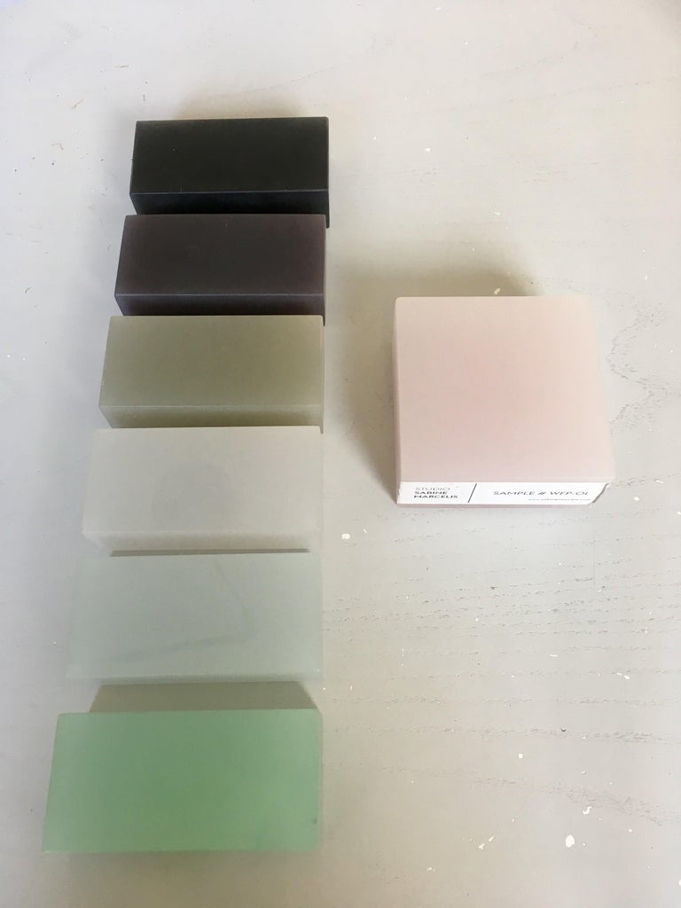 Contemporary Side Table Candy Cube Resin Sample For Sale at 1stDibs ...