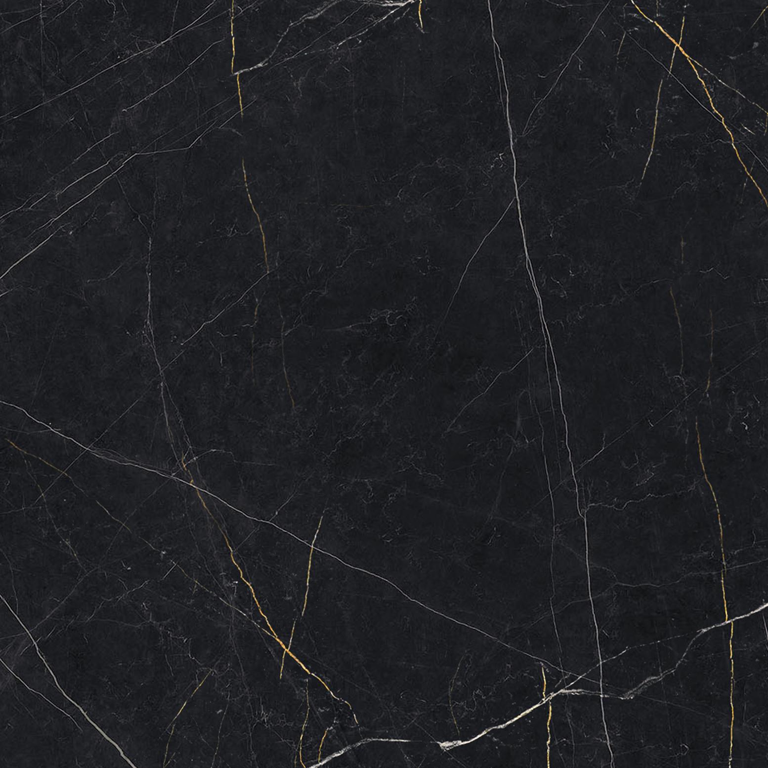 Contemporary Sideboard Black Marble Top Storage Unit Metal Container ...