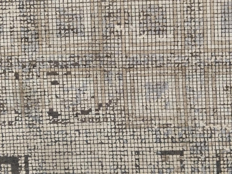 Contemporary Silk Rug with Ancient Byzantine Mosaic Pattern For Sale at ...