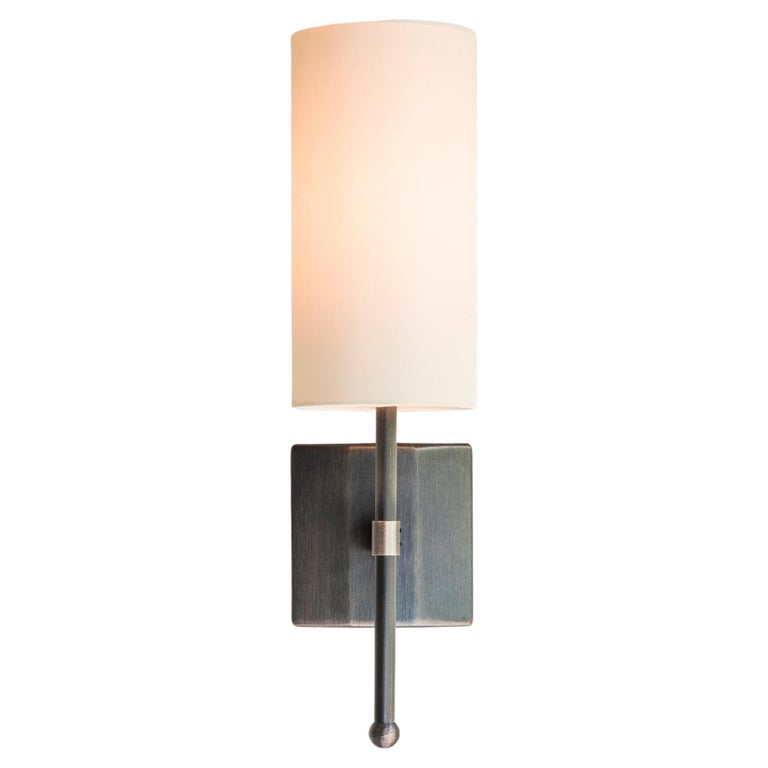 Contemporary Bronze Single Stem Wall Light by Tigermoth Lighting For ...