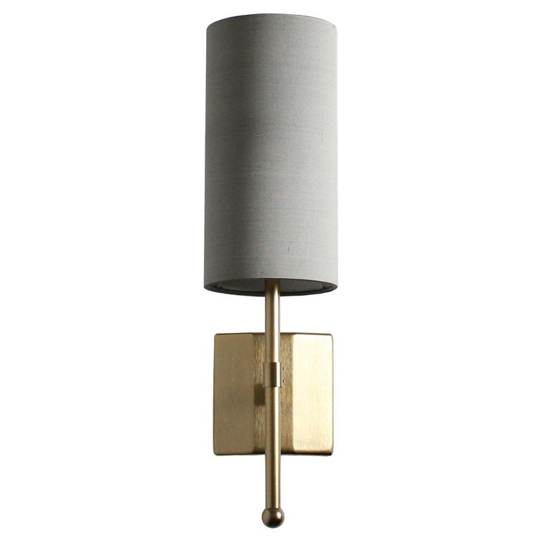 Contemporary Gold Single Stem Wall Light by Tigermoth Lighting For Sale ...