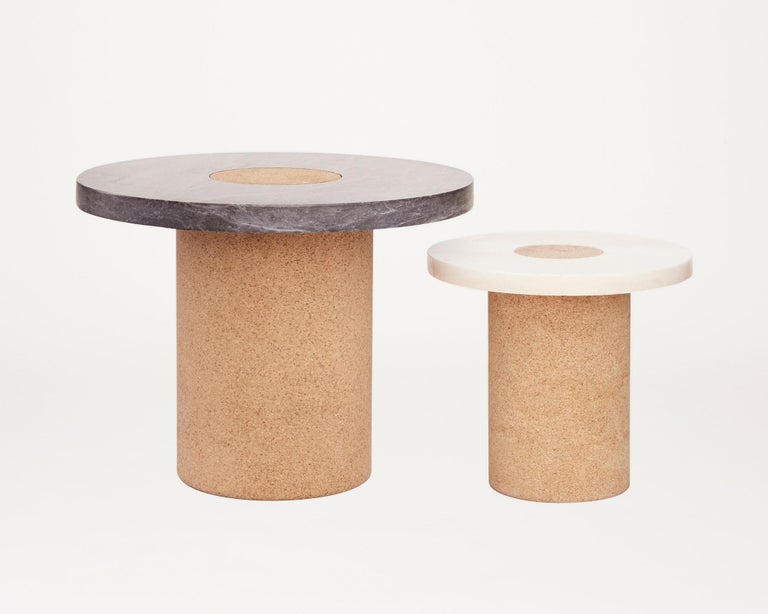 FRAMA Contemporary Sintra Table Large with Black Marble and Natural ...