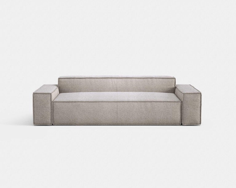 Contemporary Sofa 'Davis' by Amura Lab, Model 021.022, Brera 850, Green 11 For Sale at 1stDibs