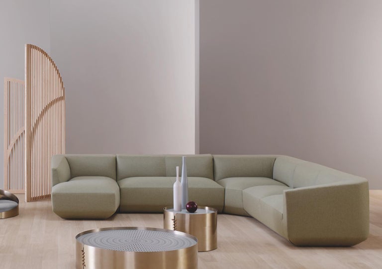 Contemporary Sofa 'Panis' by Amura Lab, Setup 021l + 143l + 018, Nobilis 37 For Sale at 1stDibs