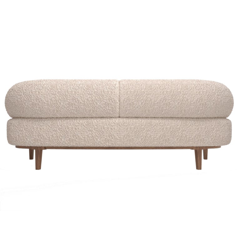 Contemporary Sofa Upholstered in Bouclé Fabric For Sale at 1stDibs