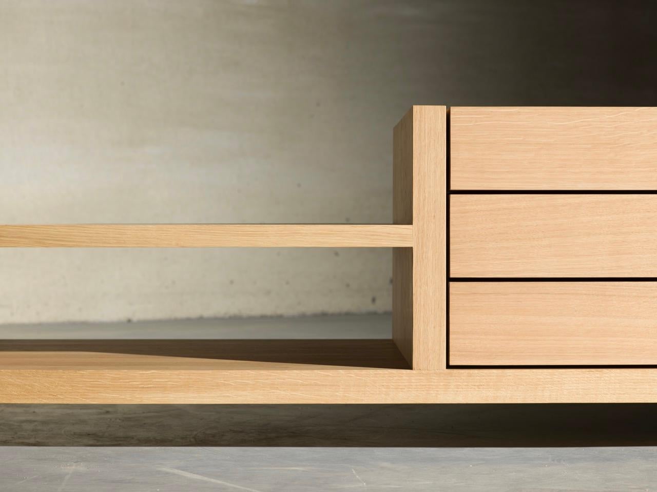 Contemporary solid oak Dresser by Casimir For Sale at 1stDibs
