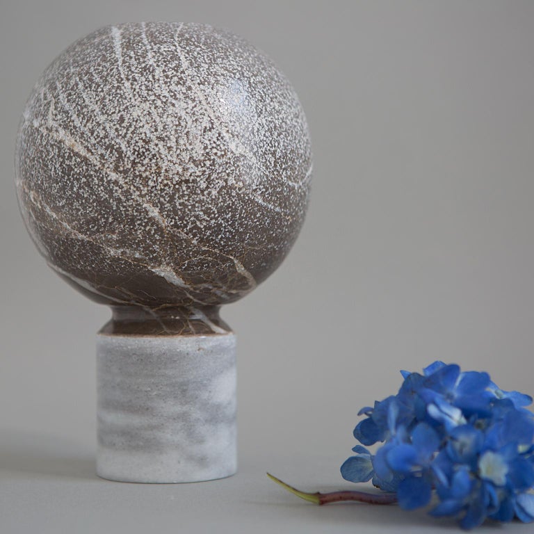 Spheric Vase in Grey Marble and Dolomite For Sale at 1stDibs | dolomite ...