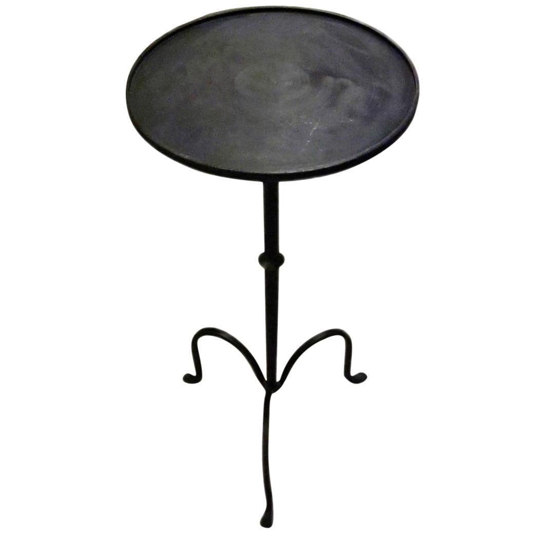 Contemporary Steel Small Side or Cocktail Table at 1stDibs