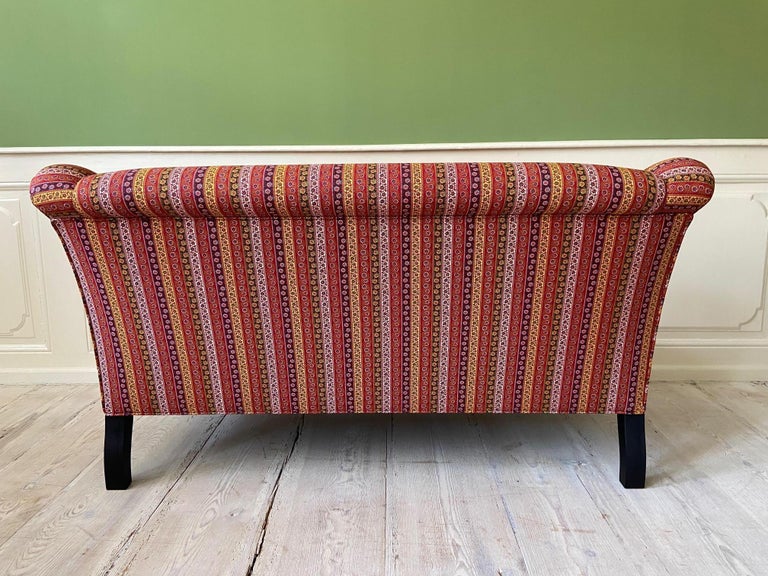 Contemporary Striped Sofa in Customized Upholstery by the Apartment, Belgium For Sale at 1stDibs