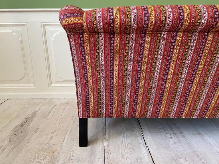 Contemporary Striped Sofa in Customized Upholstery by the Apartment, Belgium For Sale at 1stDibs