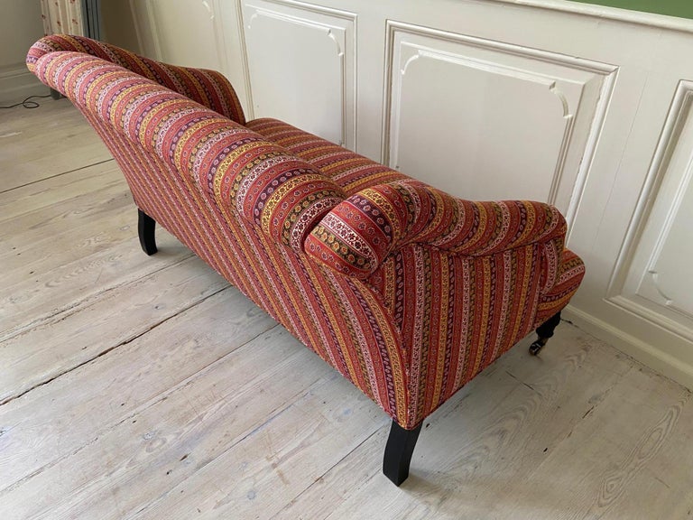 Contemporary Striped Sofa in Customized Upholstery by the Apartment, Belgium For Sale at 1stDibs