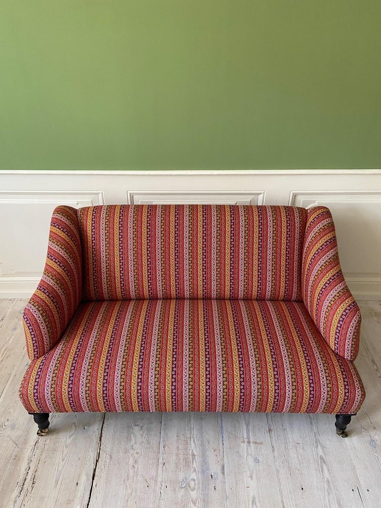 Contemporary Striped Sofa in Customized Upholstery by the Apartment, Belgium For Sale at 1stDibs