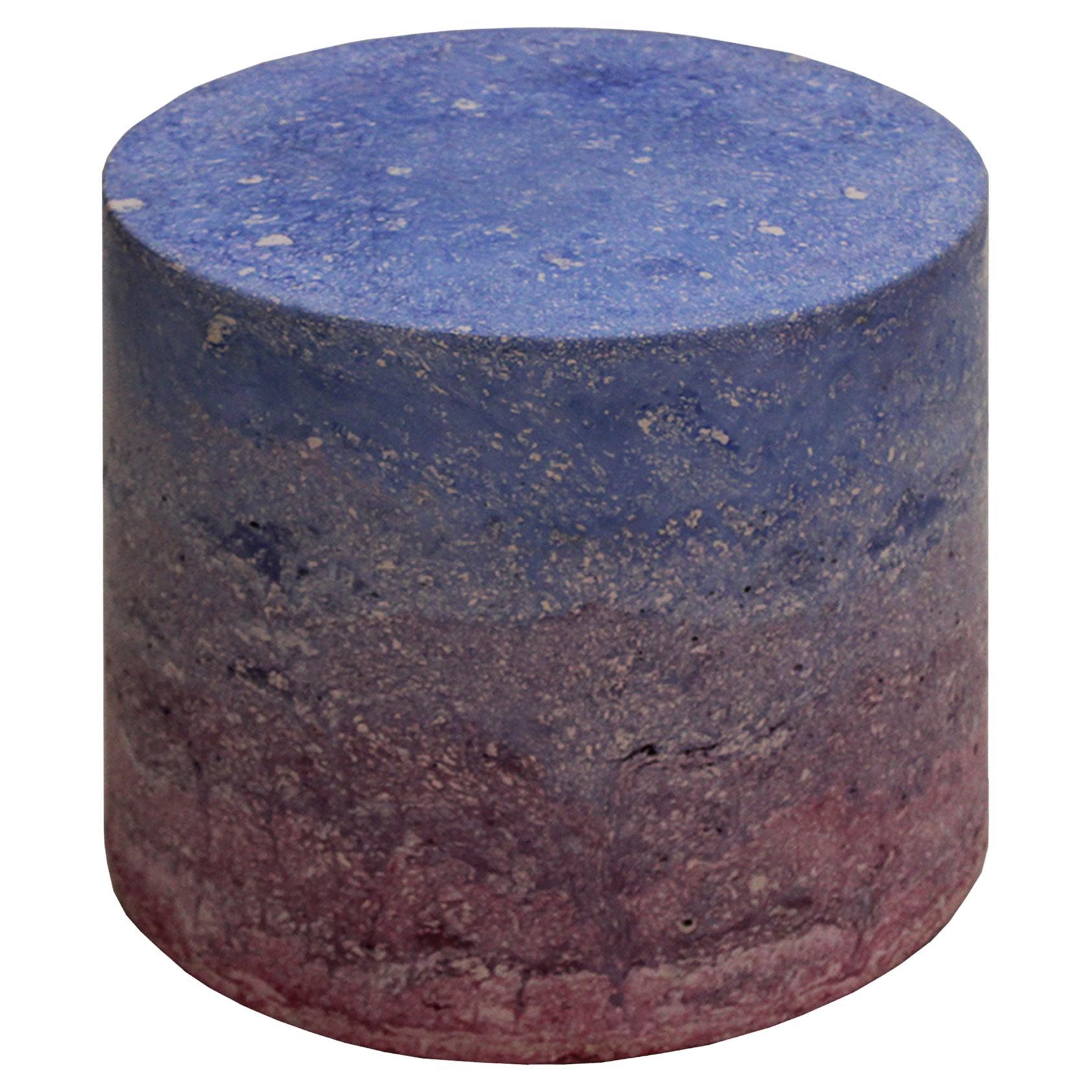 Contemporary Stucco Marble Spanish Side Table at 1stDibs