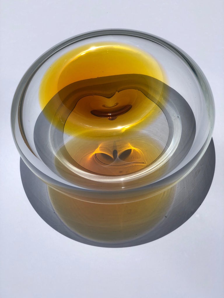 Contemporary Studio Glass, Czech Republic, The Dimple Vase For Sale at ...