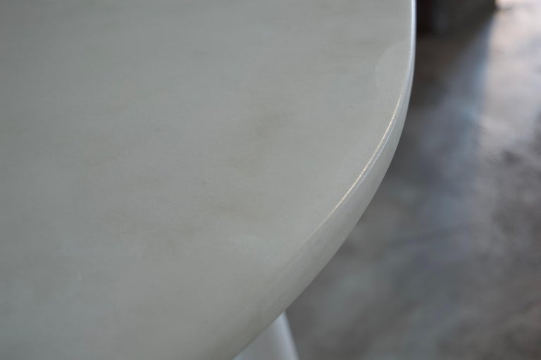 Contemporary, Sustainable White Marbled Salt Console by Roxane Lahidji ...