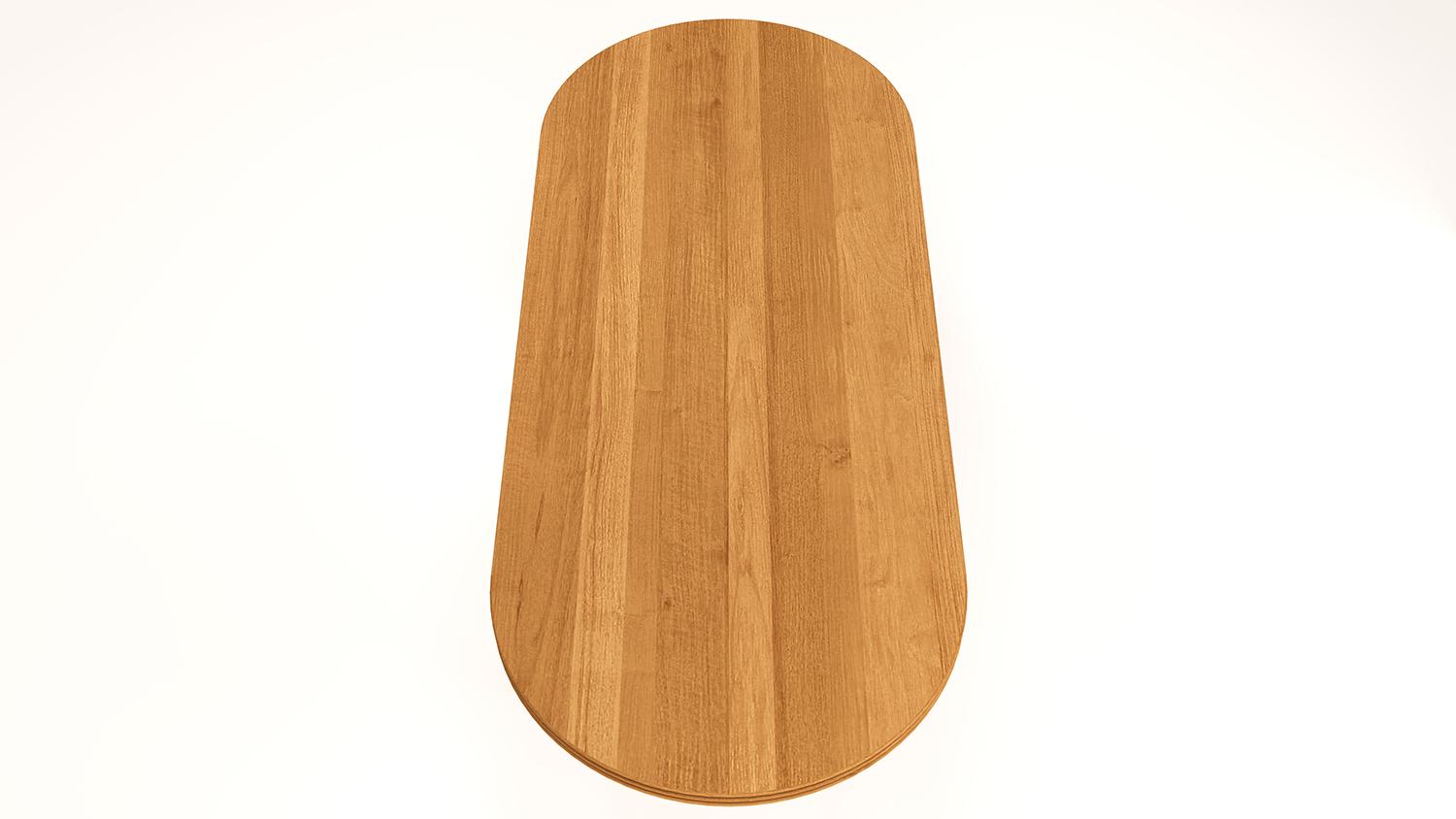 Contemporary Table 'Groove' by DK3, 240cm, Oak, More Wood Finishes For ...