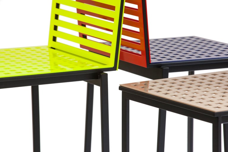 Contemporary Tanit Classic Chair in Beige Colored Aluminum For Sale at ...