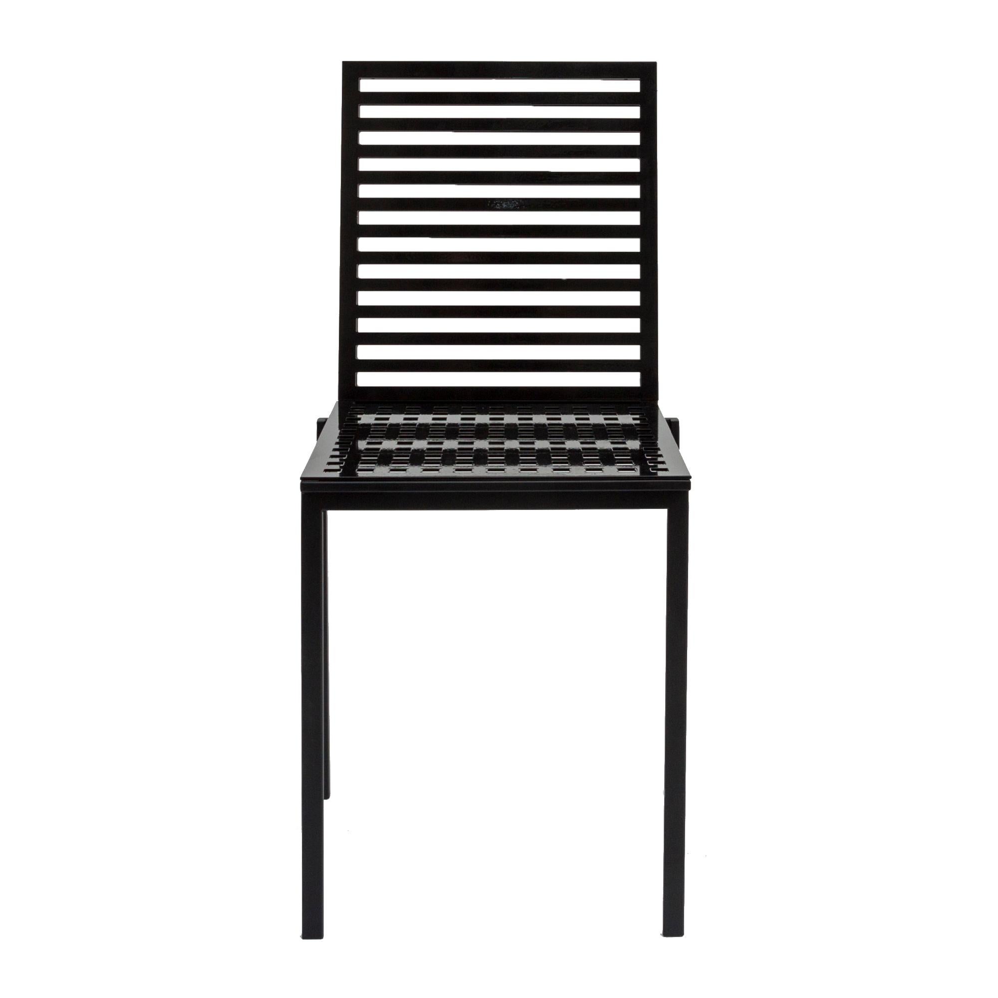 Contemporary Tanit Classic Chair in Bicolored Aluminum, Manhattan ...
