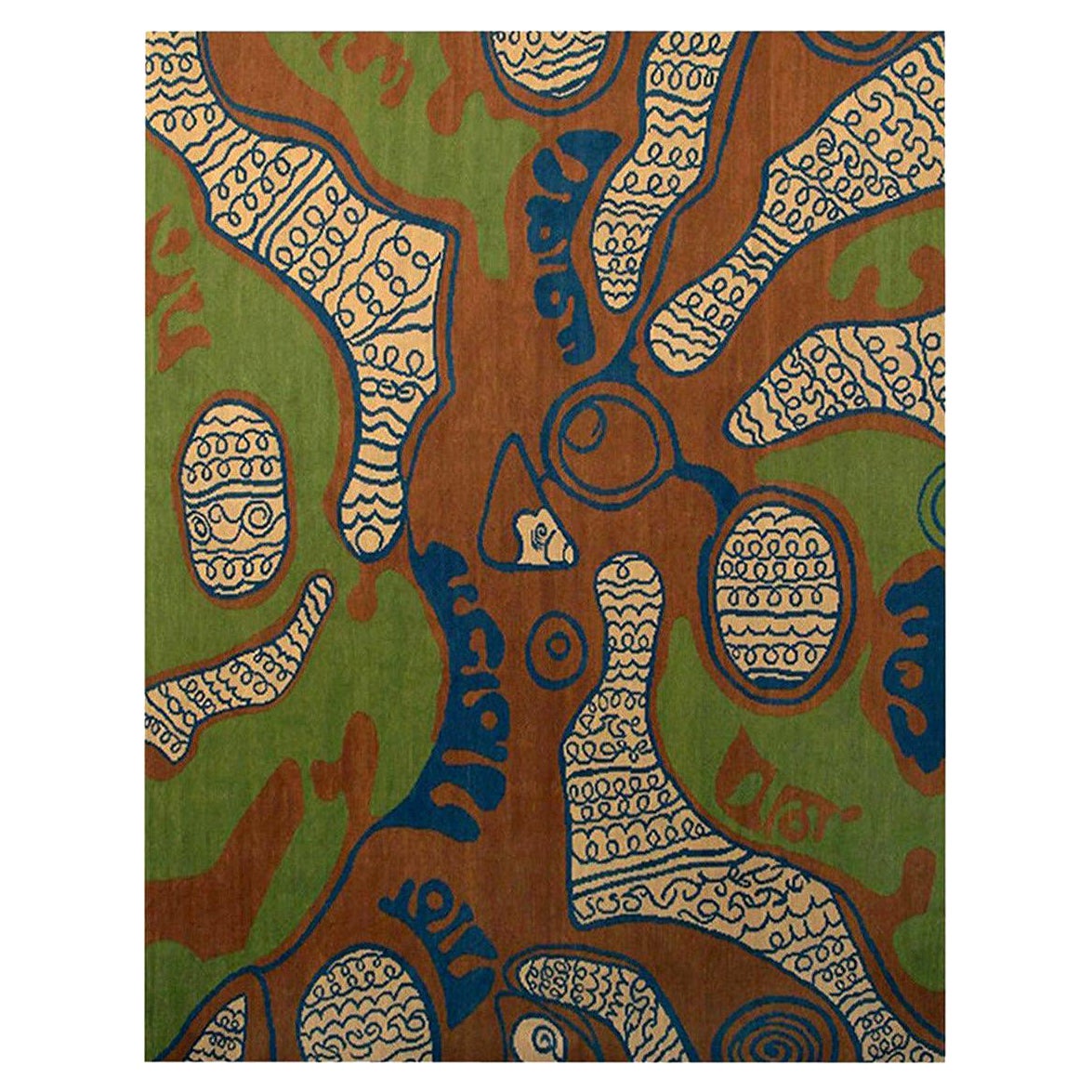 Contemporary Tattoo Rug by Kim Alexandriuk for Doris Leslie Blau For ...