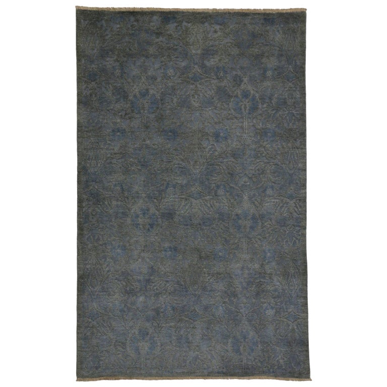 Contemporary Texture Area Rug with Transitional Style with Raised ...