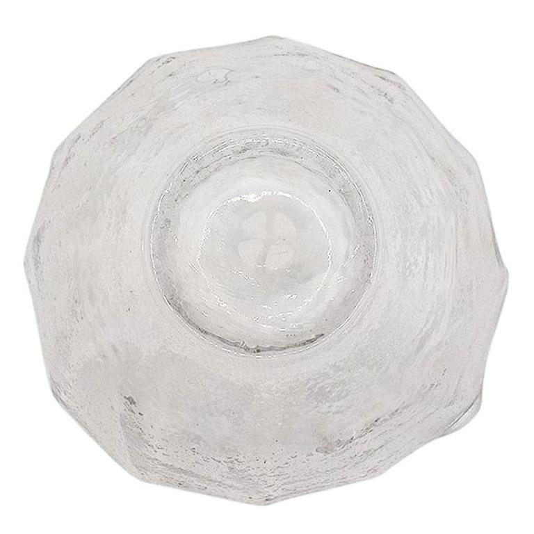 Contemporary Textured Glass Dish by Simon Pearce, 20th Century For Sale ...