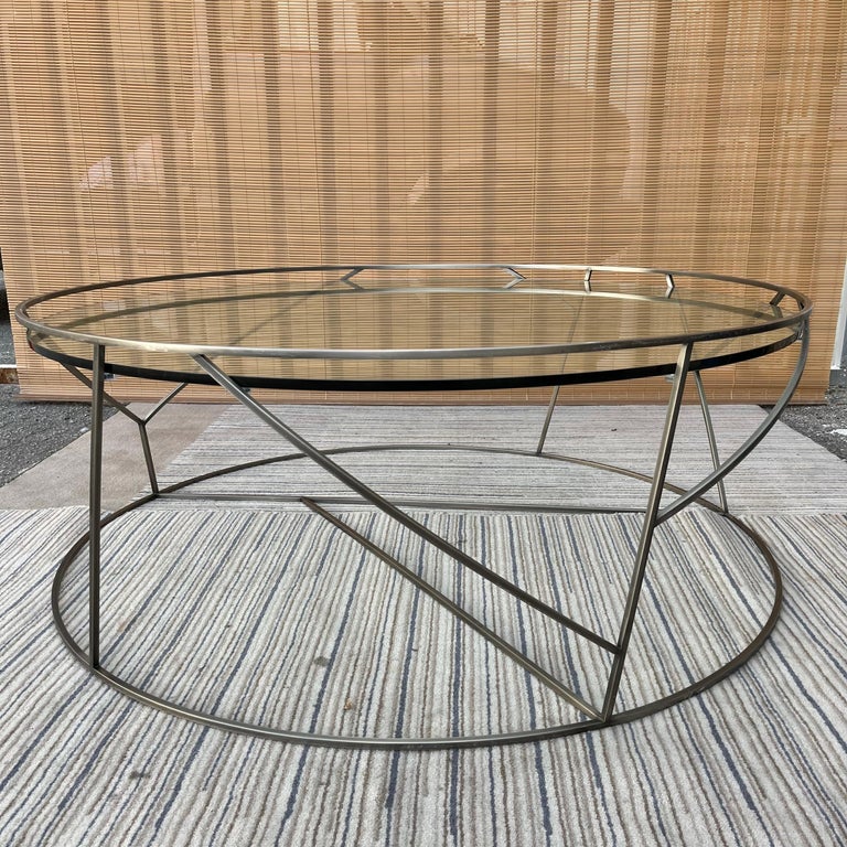 Contemporary Thicket Round Coffee Table by Ted Boerner For Sale at 1stDibs