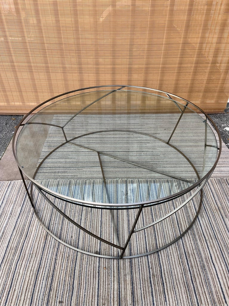 Contemporary Thicket Round Coffee Table by Ted Boerner For Sale at 1stDibs