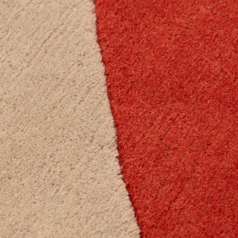 Contemporary Tokyo Tibetan Wool Rug with a Bold Design For Sale at 1stDibs