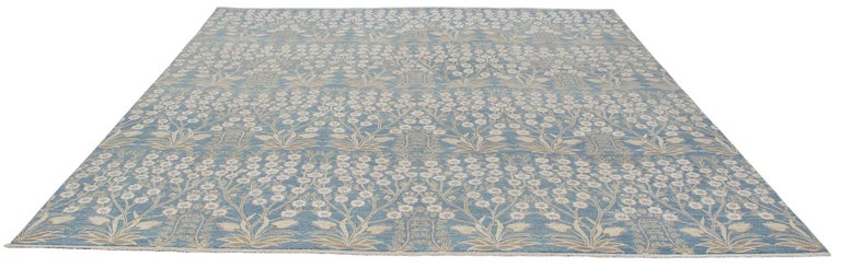 Contemporary Transitional Decorative Bidjar Floral Rug For Sale at 1stDibs