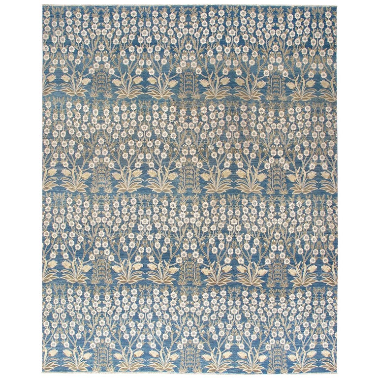 Contemporary Transitional Decorative Bidjar Floral Rug For Sale at 1stDibs